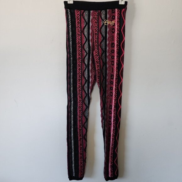 COOGI | Pants & Jumpsuits | Womens Pink Coogi Medium Knit Sweater Pants ...